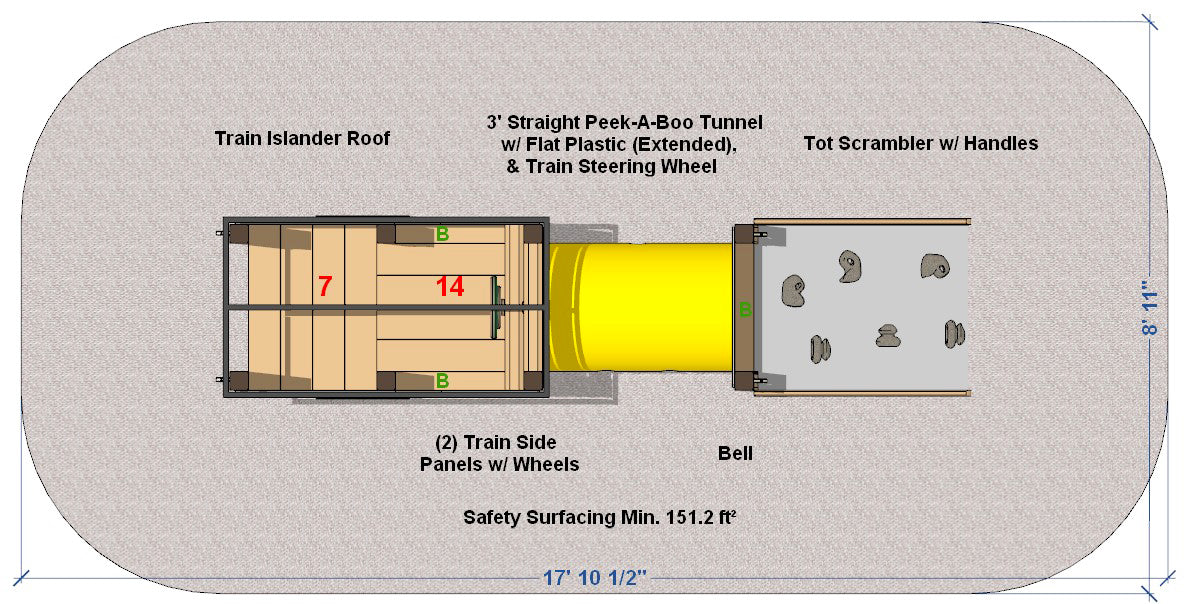 Choo Choo Playset – Trassig - The Playground People