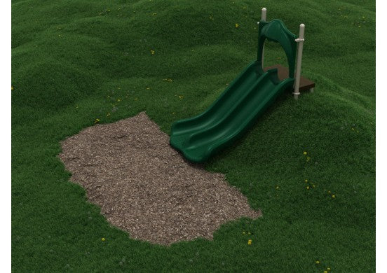 4 Foot Double Straight Embankment Slide – Trassig - The Playground People